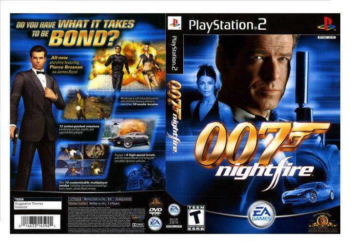 PS2 007 Nightfire , Dvd game Playstation 2 | Lazada