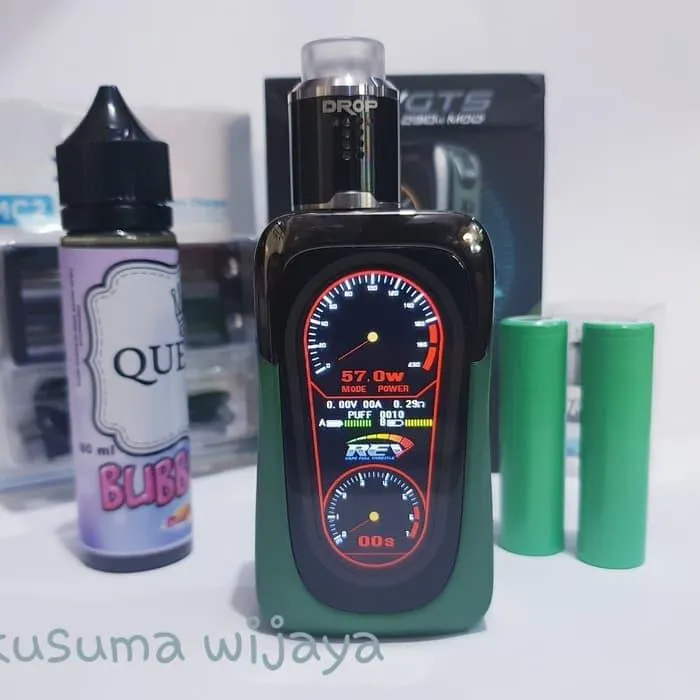 PAKET VAPE SIAP NGEBUL SPORTY MOD REV GTS 230 WATT KIT RDA LENGKAP ...