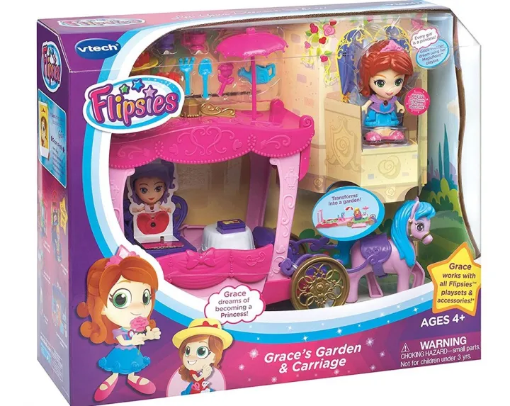 Vtech Flipsies Grace's Garden & Carriage Playset | Lazada PH
