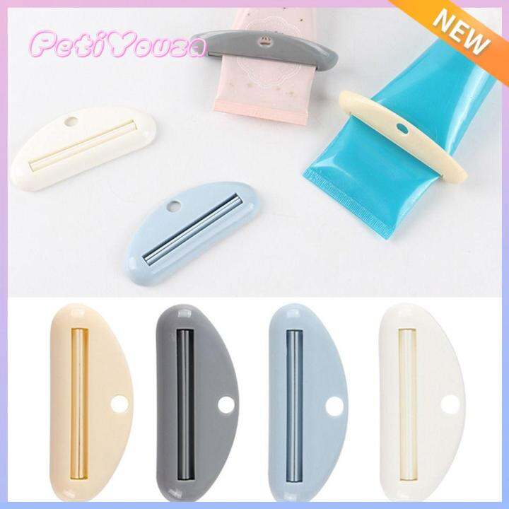 PETIYOUZA 4Pcs Clip Supplies Toothpaste Extruder Bathroom Accessories ...