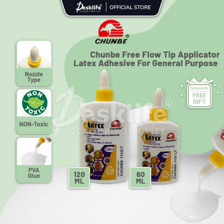 Desklife Chunbe Latex Adhesive for General Purpose 60ml/120ml - (1s/Btl) [Spend RM70 for Free ...