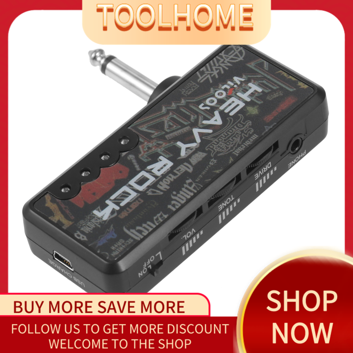 Orange Amp VITOOS Plug Mini Headphone Amp Amplifier Heavy Rock Electric ...