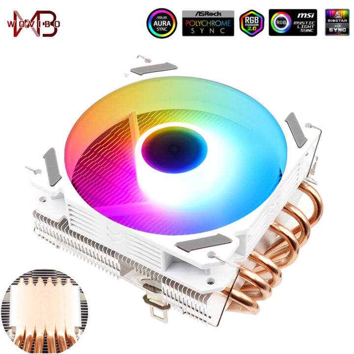 Fan CPU Fan RGB ARGB PWM 4PIN In LGA 1150 1155 1156 1200 1366 2011 X79 ...