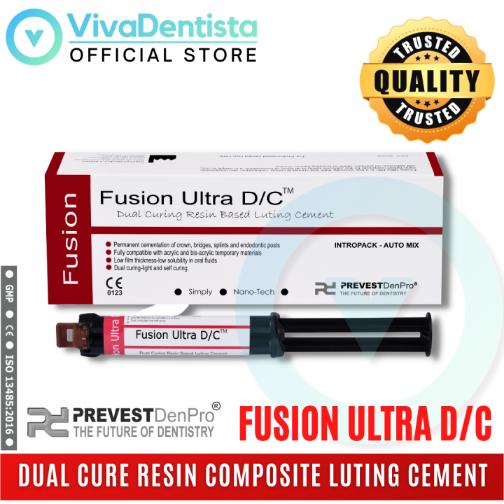 PREVEST DENPRO Fusion Ultra D/C (Dual curing, resin based, composite ...