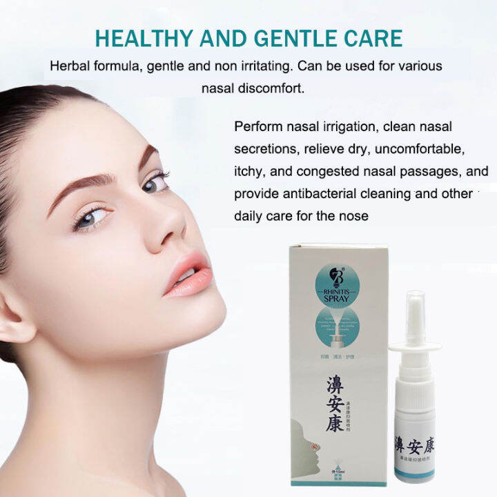 ZB Original Nasal Chronic Rhinitis Sinusitis Sprays Nose Pure Plant ...