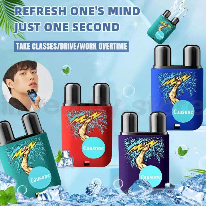 Double Hole Vital Oil Energy Bar Cool Nostril Nasal Inhaler Multi ...