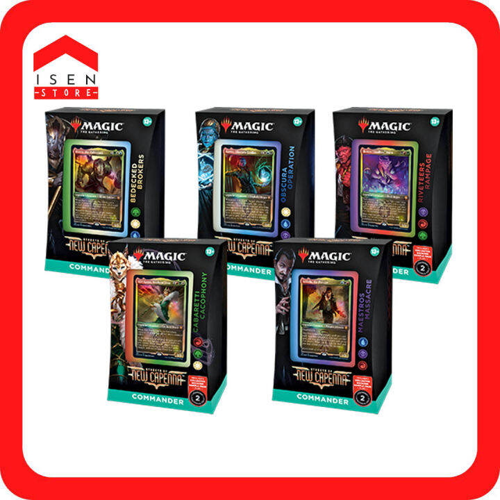 Magic The Gathering MTG Streets of New Capenna Commander Deck - Obscura Operation, Maestros ...