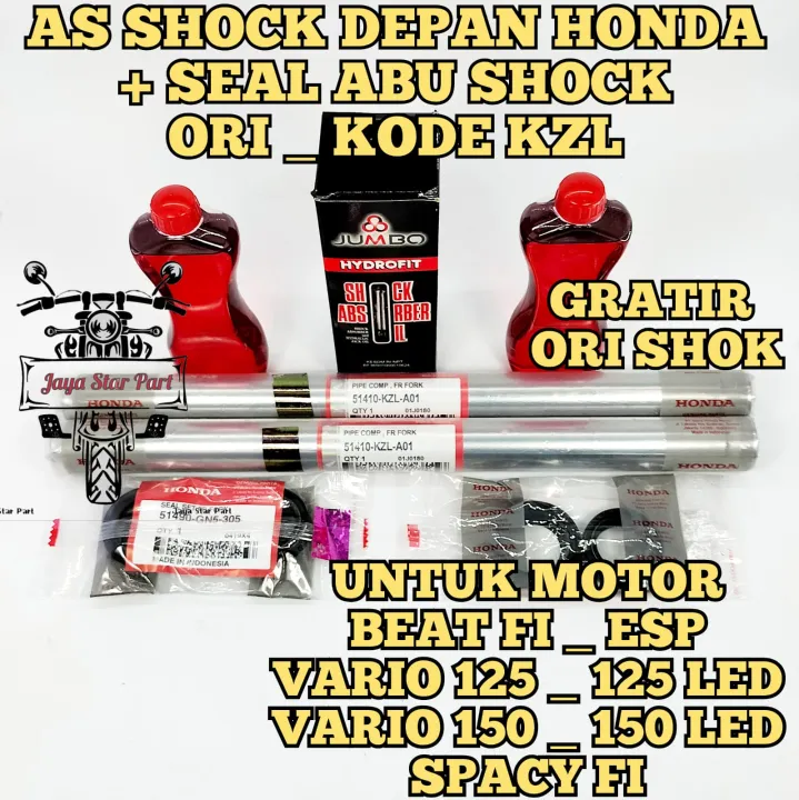 ORI Paket As Shock HONDA KZL SOK Depan ASLI ORIGINAL PRESISI Beat Fi Scoopy Spacy Vario 110 125 ...