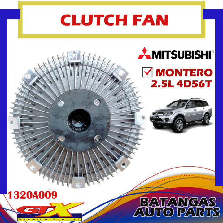 CLUTCH FAN MITSUBISHI MONTERO 2.5L 4D56T GTX PN: 1320A009 | Lazada PH
