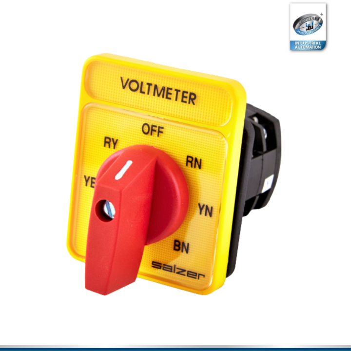 Salzer 16 Amps Voltmeter Selector Switch Yellow Plate & Red Knob | Lazada