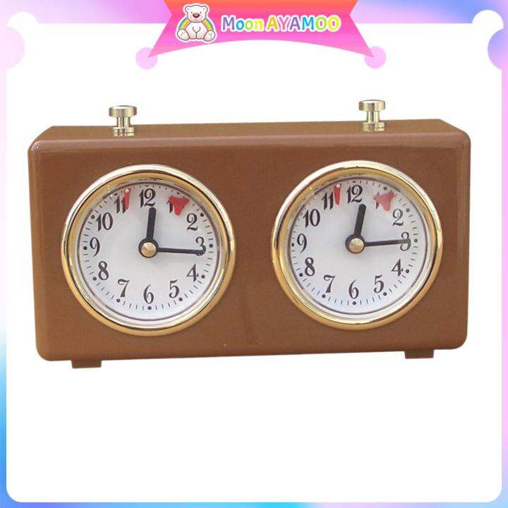Moon AYAMOO Retro Analog Chess Clock Game Timer Tournament Clock Game ...