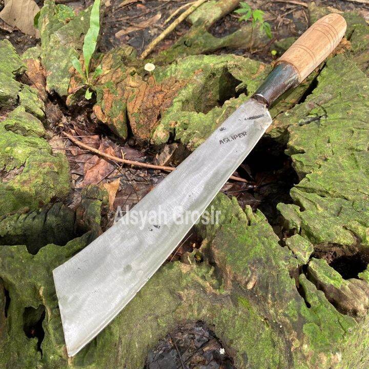 Golok Potong Ranting Kayu Bambu Per Baja Asli - Arit Bendo Bedog Potong ...
