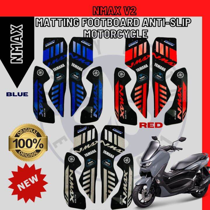 LB YAMAHA NMAX V2 Footboard Matting with Rubber matting | Stylishly ...