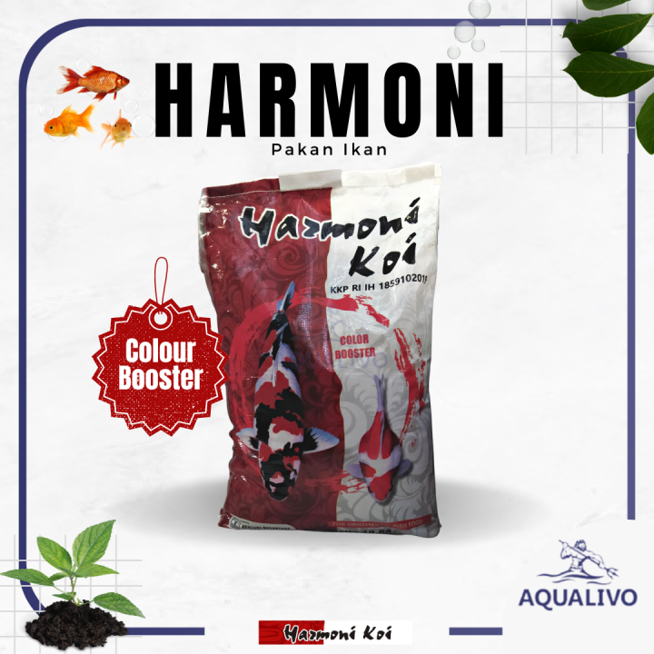 Pakan Koi Harmoni Color Booster 10 KG Pelet Ikan 10kg Apung Fish Food | Lazada Indonesia
