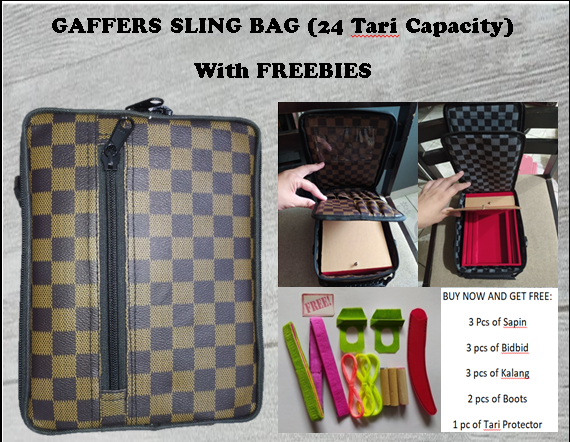 Gaffers Case 24 Tari Capacity Sling Bag with Freebies for Gamefowl ...