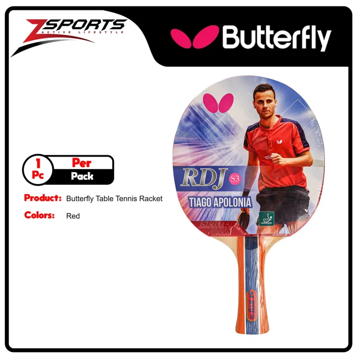 Butterfly RDJ S3 Shakehand Table Tennis Racket x 1 pc | Lazada PH