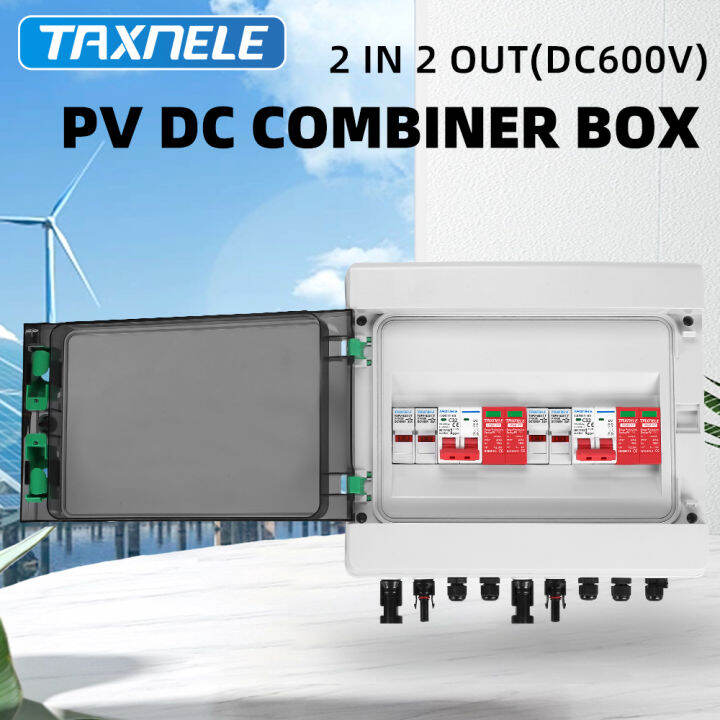 Waterproof Box IP65 DC 600V Solar photovoltaic PV Combiner Box Surge ...