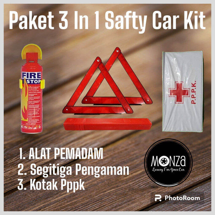 Paket 3 In 1 Safty Car Kit Keamanan Mobil | Lazada Indonesia