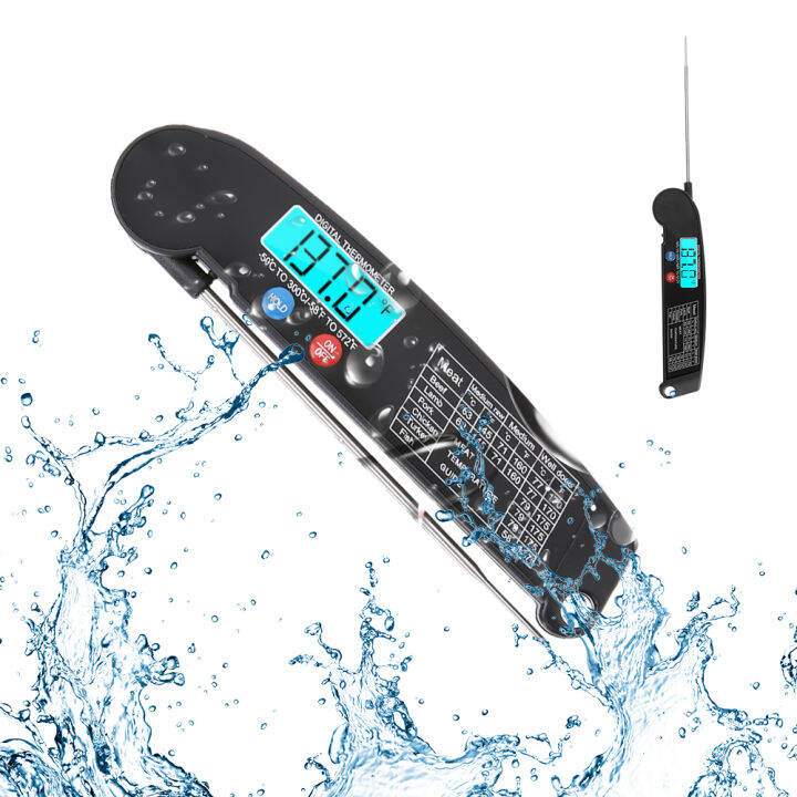 Smart Sensor Digital Instant Read Meat Ther-mometer Food Cooking ...