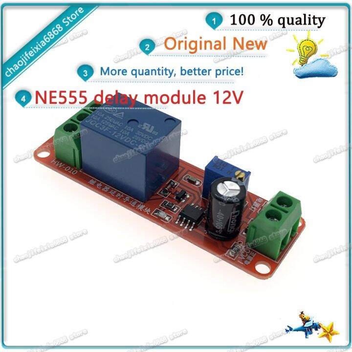 1pcs! NE555 Timer Switch Adjustable Controller Module DC 12V Timer ... 1pcs! NE555 Timer Switch Adjustable Controller Module DC 12V Timer ...