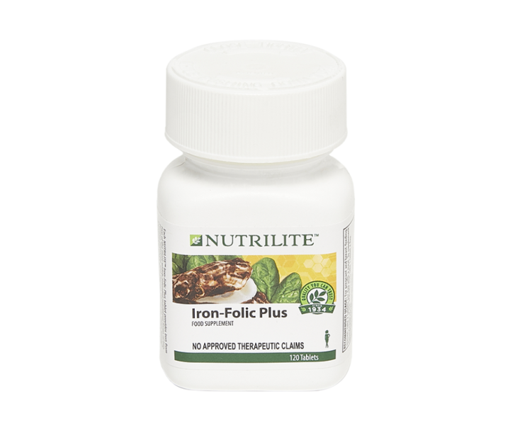 NUTRILITE™ IRON-FOLIC PLUS 120Tablets | Lazada PH