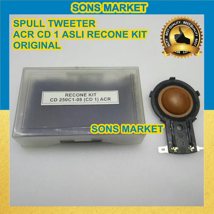 SPUL TWEETER ACR CD 1 ASLI RECONE KIT ACR SPUL TWITER ACR CD1 ORIGINAL ...