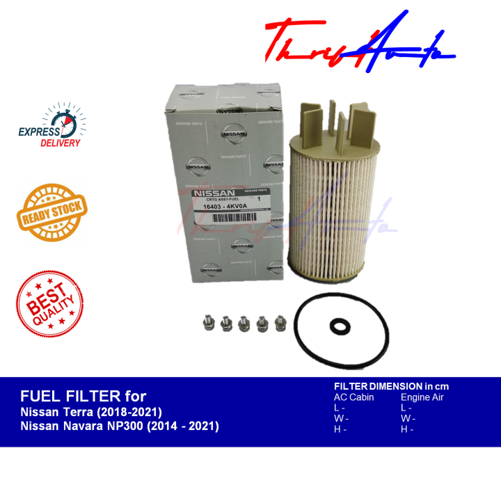 Fuel Filter (16403-4KV0A) Nissan Terra (2018-2021), Nissan Navara NP300 ...