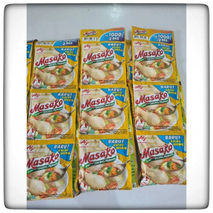 Masako Penyedap Rasa Ayam 1 Renceng Isi 12 Sachet Lazada Indonesia