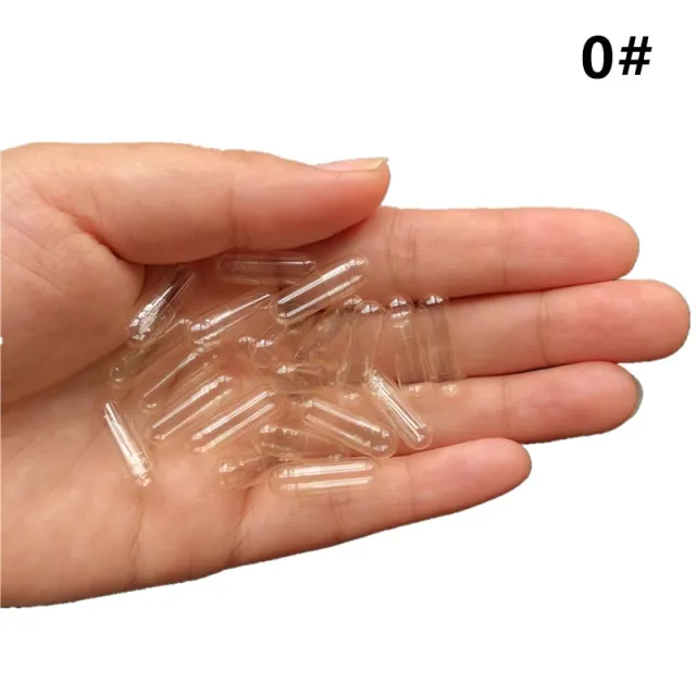 1000 Pcs Joined/ Seperated Halal Gelatin Hard Capsule Shells Size 0 ...