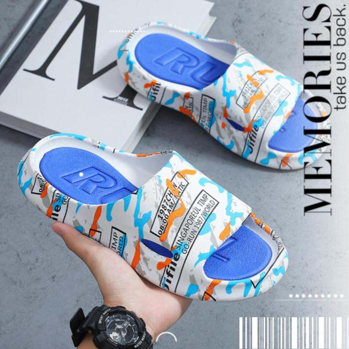 LKShoes 🔥🔥 รองเท้าแตะแบบสวมลายกราฟฟิค💣 เท่ห์ๆ สายลุยต้องมีแล้วน้าาา ️ ️ ...