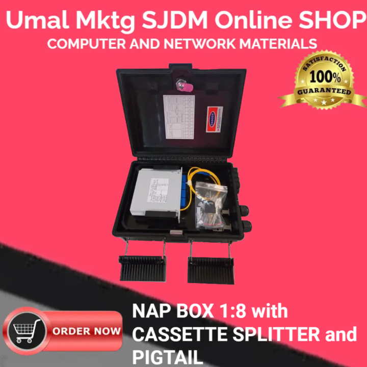 Nap Box 1:8 and 1:16 and Splitter Box Set for Fiber Optic Network/ FTTH ...