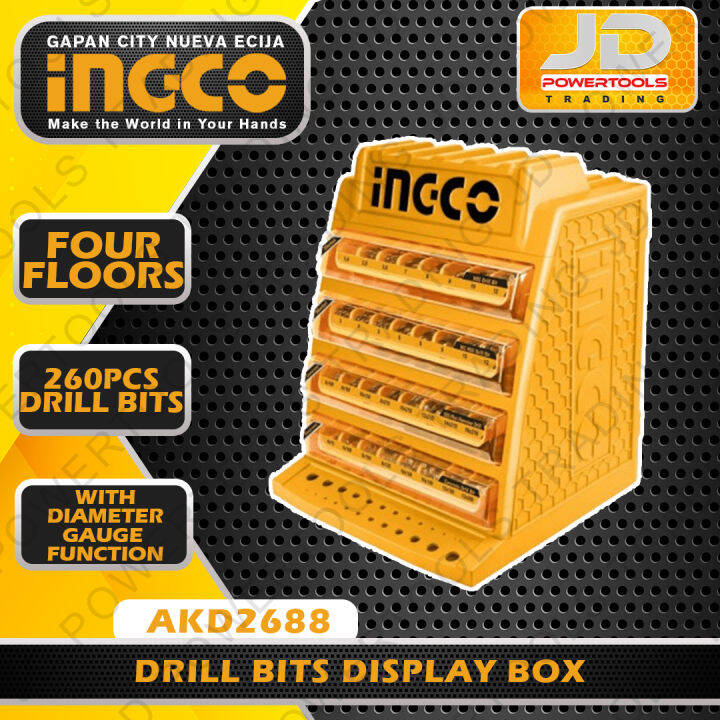 Ingco AKD2688 Drill bits display box | Lazada PH