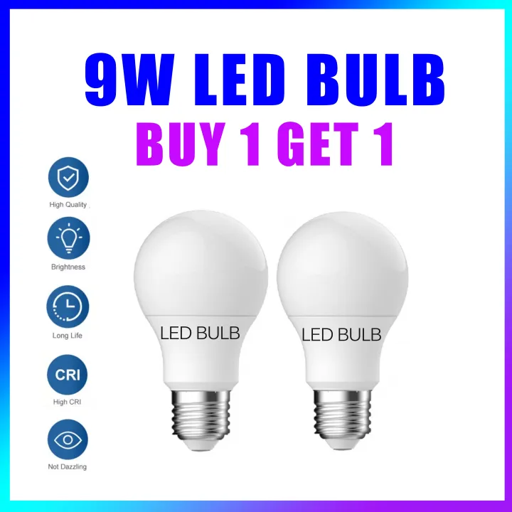 buy1 get 1 LED Bulb Light Bulb 9w 6500K daylight Energy Saving led ...