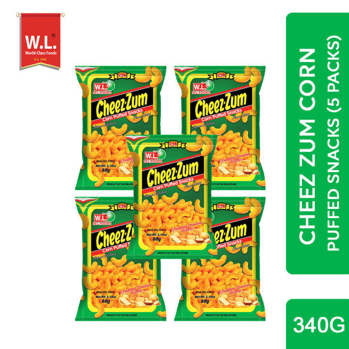 WL FOODS CHEE-ZUM 68g by 5's | Lazada PH