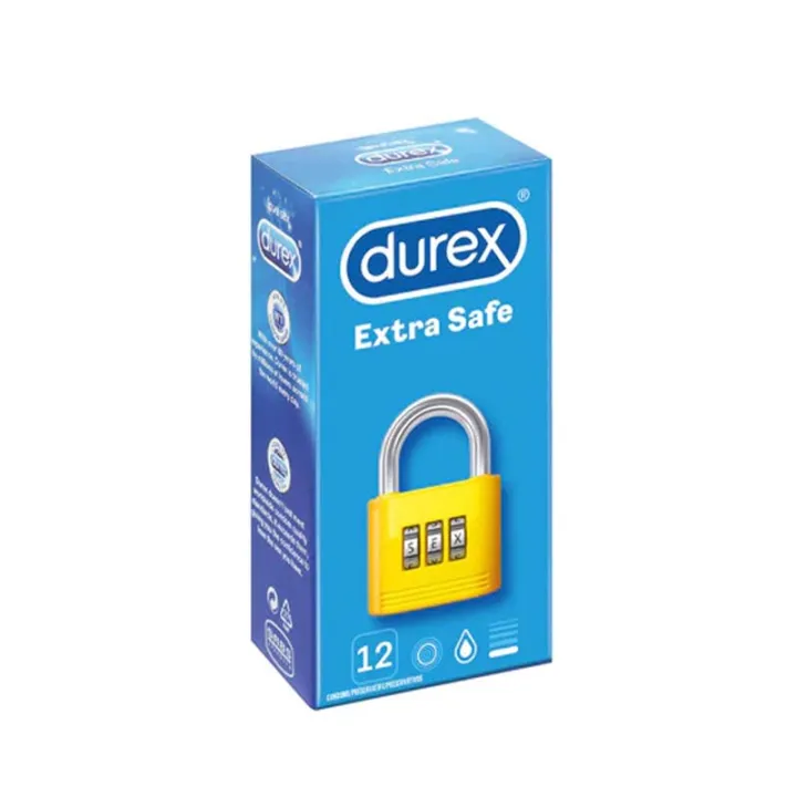 Durex Extra Safe Condoms - 12 Count (Pack of 1) | Lazada PH