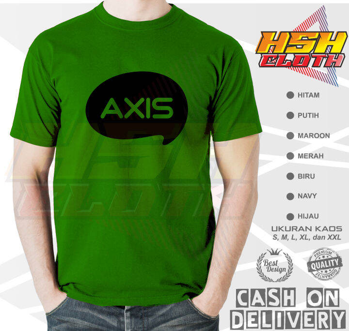 Kaos Axis Provider Logo Perusahaan Baju Tshirt Distro - HSHCloth ...