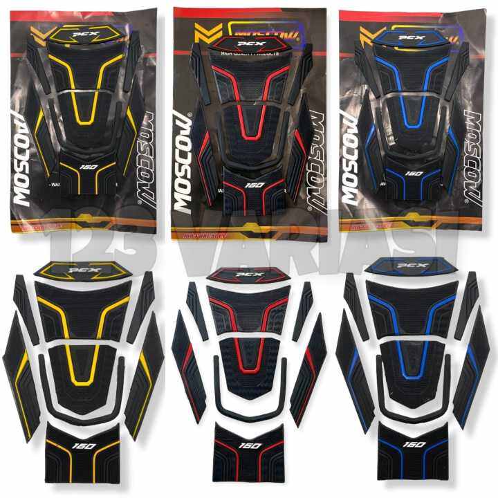 DECKPAD DECK PAD HONDA PCX 160 MERAH / SET TANKPAD TANK PAD PCX 160 ...
