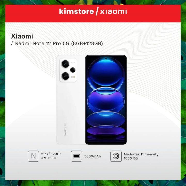 Kimstore XIAOMI Redmi Note 12 Pro 5G 128GB 256GB | Lazada PH
