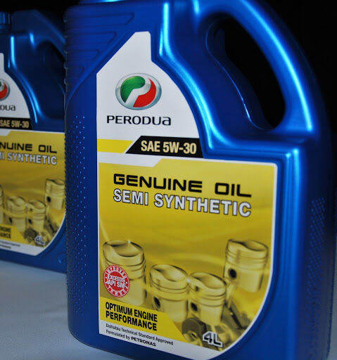 PERODUA ENGINE OIL SEMI SYNTHETIC SAE 5W-30 4L | Lazada