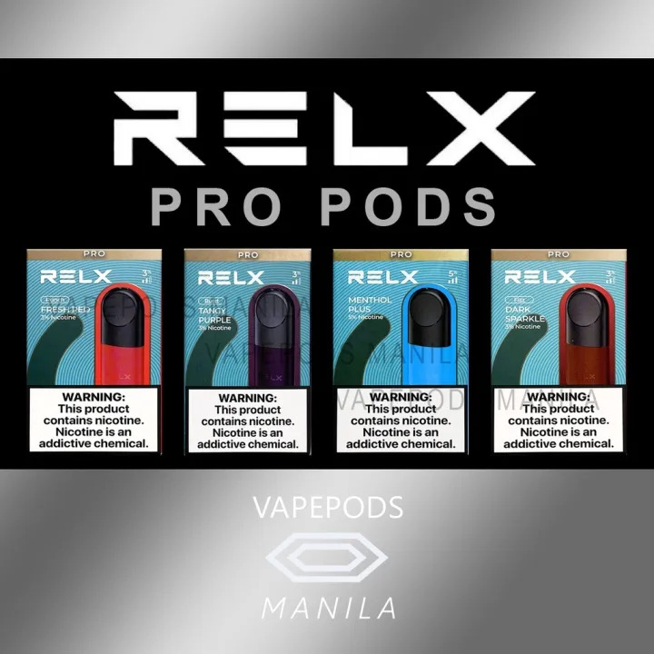 Relx Pro Pods 3 or 5 Nic Level- For Relx Infinity Essential Vape Devices | Lazada PH