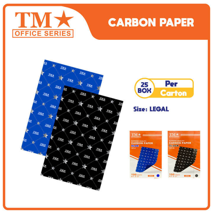TM Film Carbon Paper Long 100's x 25 boxes | Lazada PH
