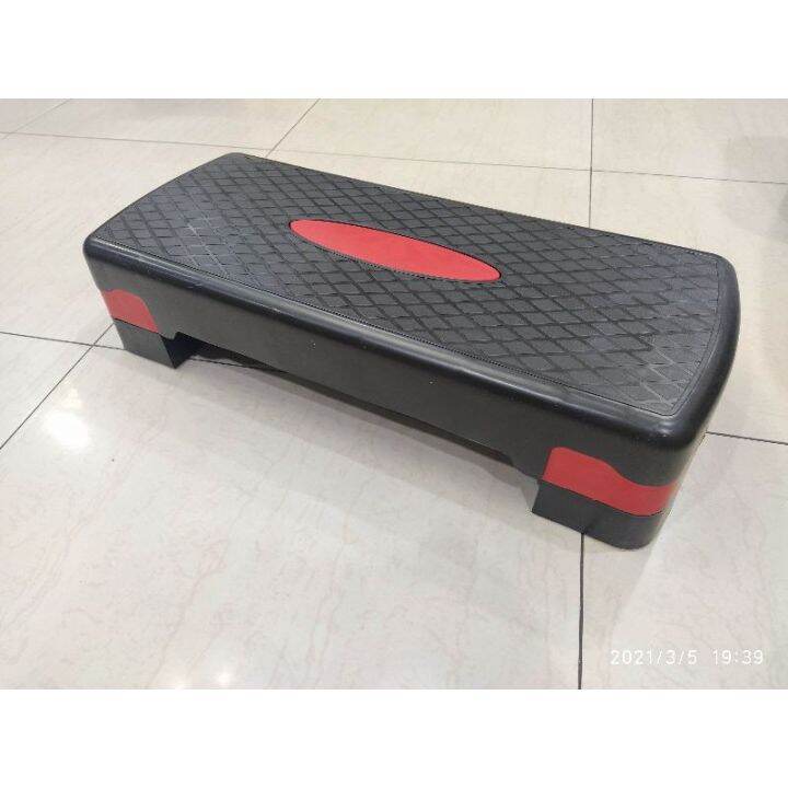 Aerobic Step Board Fitness Exercise Stepper Steps w/ Height Adjustment ...