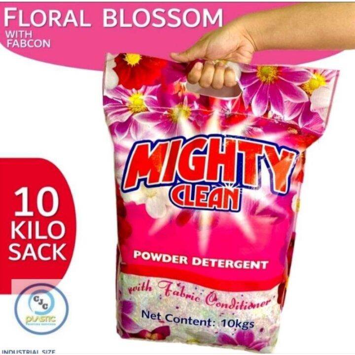 [10kg] Mighty Clean Powder Detergent with fabric conditioner | Lazada PH