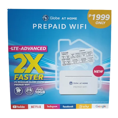 Globe at Home (B535-932)CAT7 LTE-Advanced Prepaid WiFi Router Modem ...