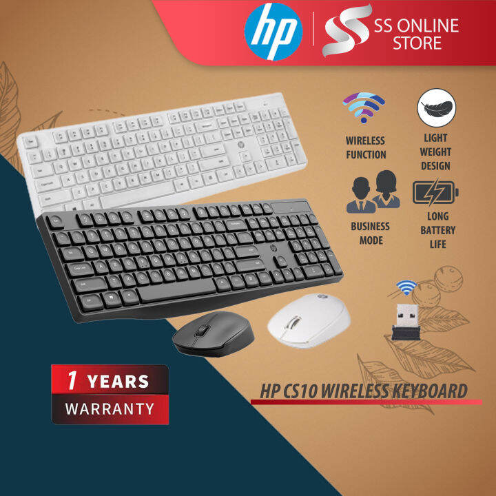Hp Cs10 2 4g Keyboard Wireless Keyboard And Mouse Combo Set With 104 Keyboard And 1600 Dpi Mouse