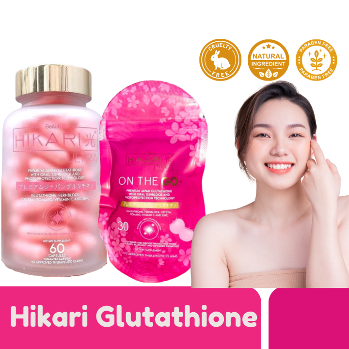 Original Hikari Ultra Glutathione Capsule Original with Whitening ...