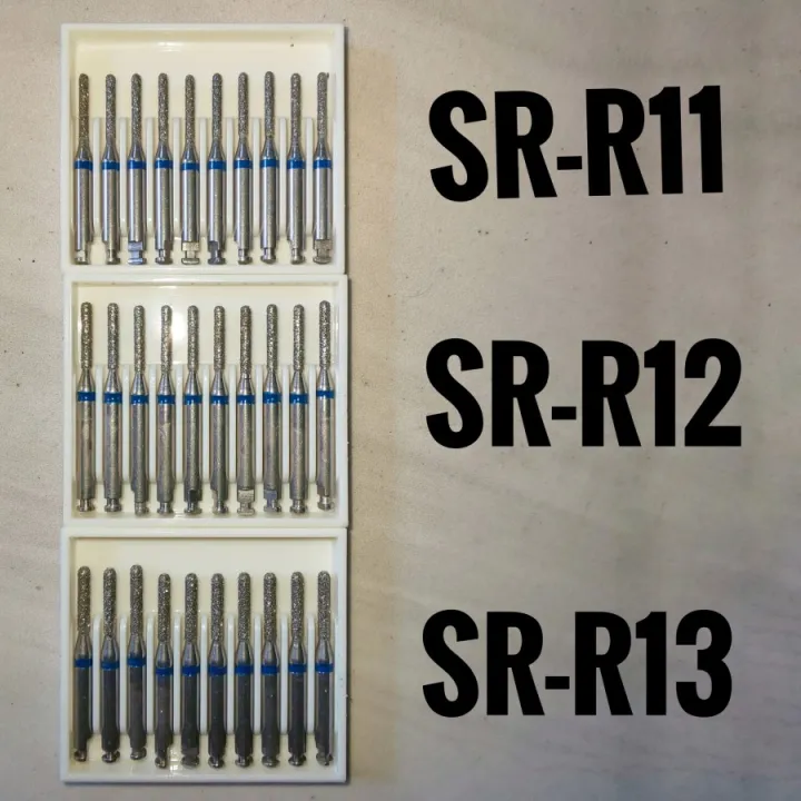 Mata Bor Gigi Dental Burs Lowspeed Diamond Fissure Round Regular Type SR | Lazada Indonesia