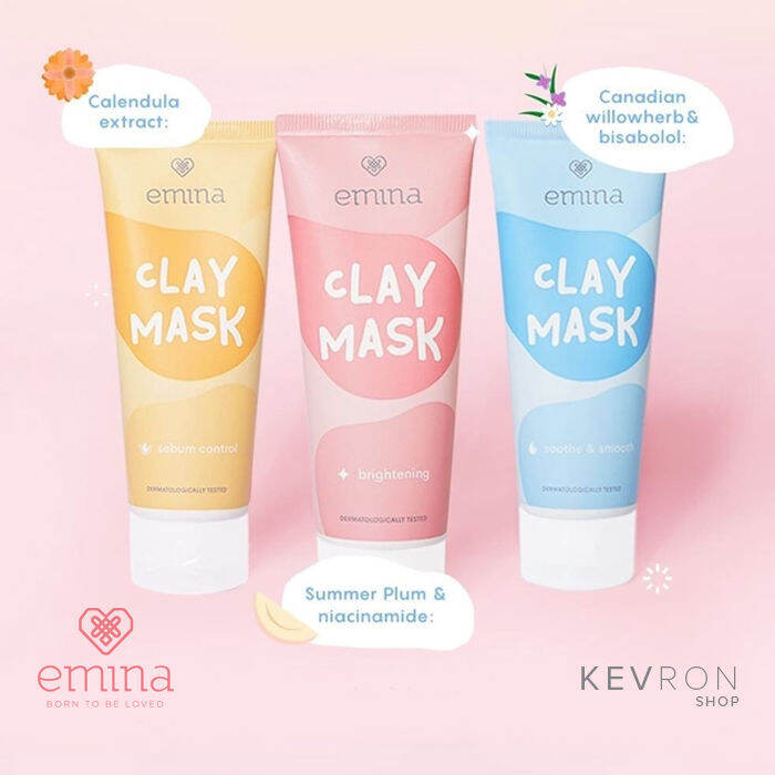 Emina Clay Mask 60ml | Lazada Indonesia