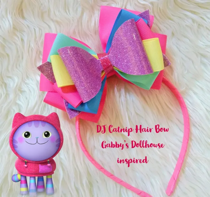 Dj Catnip Hair Bow Gabby's Dollhouse inspired Hair Accessories | Lazada PH
