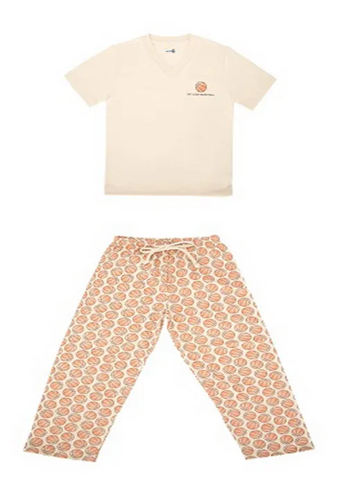 Puritan Jr. Boy's Pajama Set (Basketball-Beige) 1420 | Lazada PH